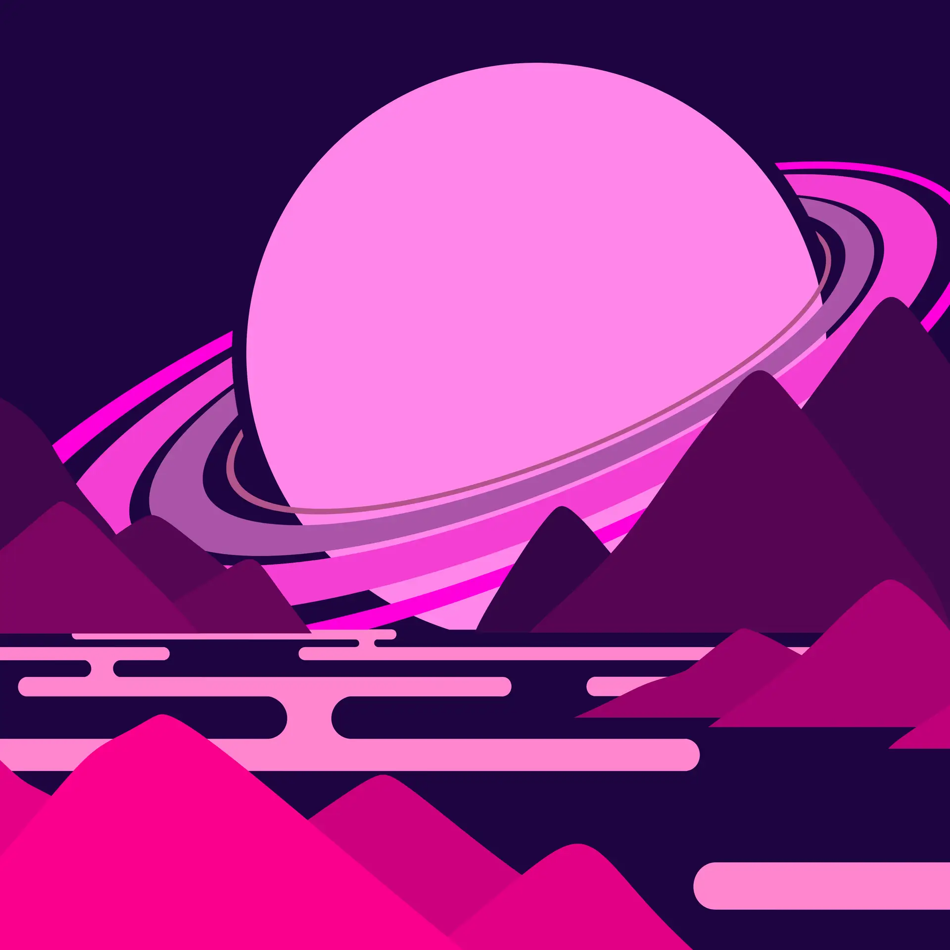 蒸汽星 Vapor – Planet – RoviTan's Art Studio